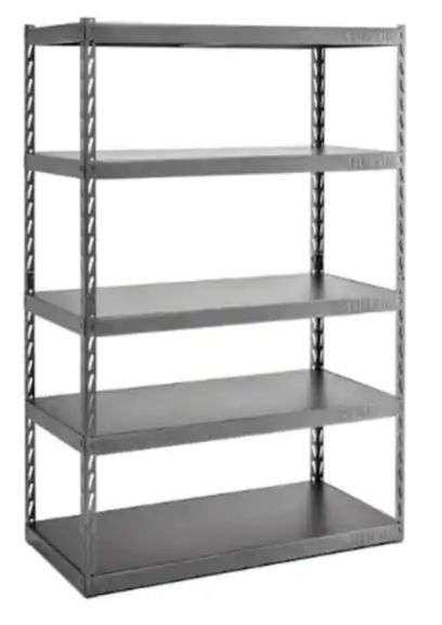 Gladiator 5-Tier Steel Garage Storage Shelving Unit with EZ Connect (48 ...
