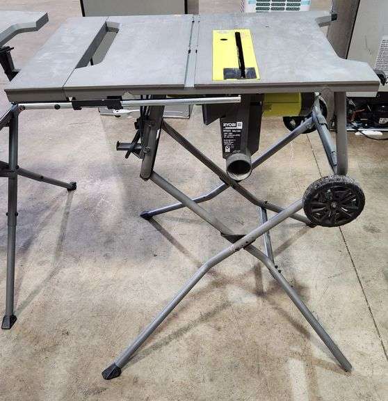 RYOBI 15 Amp 10 in. Expanded Capacity Portable Corded Table Saw With ...