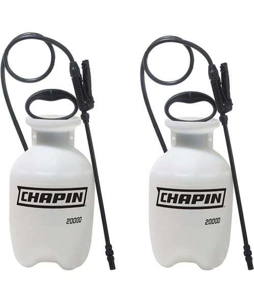 CHAPIN International 22000 Value Pack, 1 Gallon Sprayer, 2 Value Pack, Translucent White ...