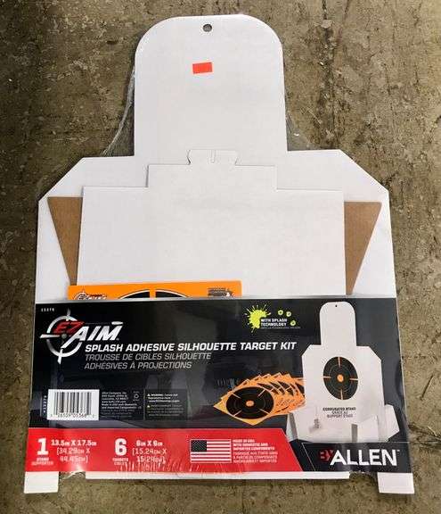 Allen Company EZ-Aim Silhouette Splash Shooting Kit & Target Stand, 6 ...
