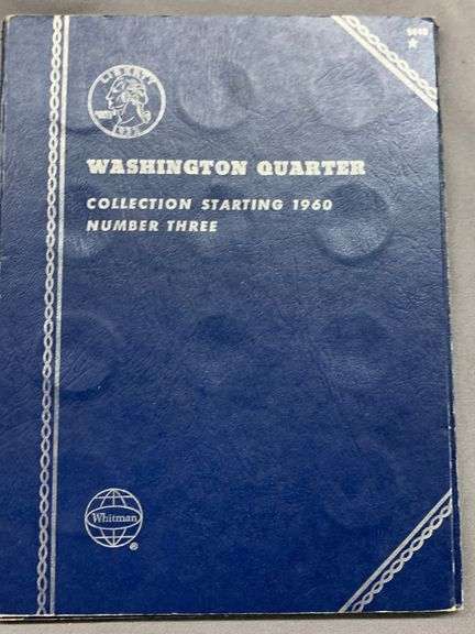 1960 Washington Quarter Collection Book - 30 Coins - Metzger Property ...