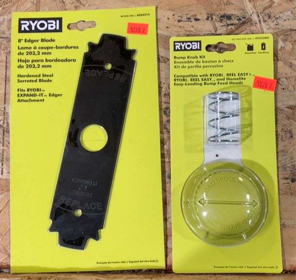 Ryobi 8” Edger Blade & Ryobi Bump Knob Kit - Metzger Property Services, LLC