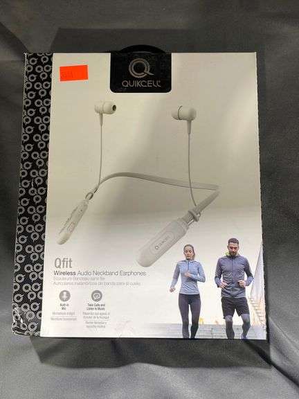 Quikcell wireless Qfit neckband earphones - Metzger Property Services, LLC