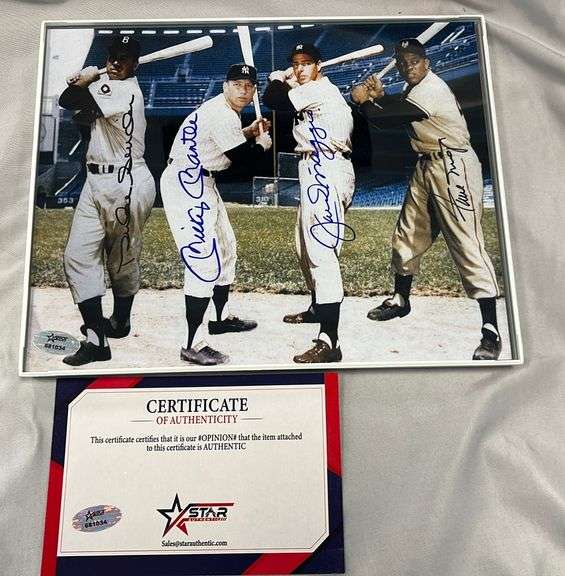 Autographed 8x10 with Certificate of Authenticity - Metzger Property ...