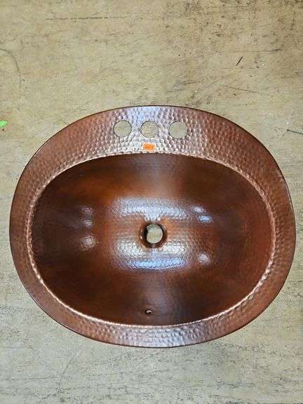 Sinkology BOD-0903BC Seville Copper Drop-in Bath Sink with Overflow in ...