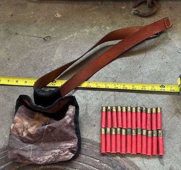 410 ga Shot gun shells, 24 count, and ammo pouch with belt - Metzger ...