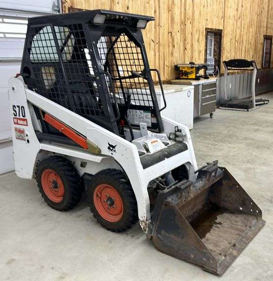 Bobcat S70 Skid Loader Diesel with 36” Bucket 221 Hours Runs and Drives ...
