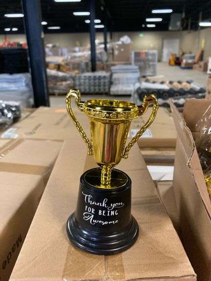 5” thank you for being awesome trophy 12 each - Metzger Property ...