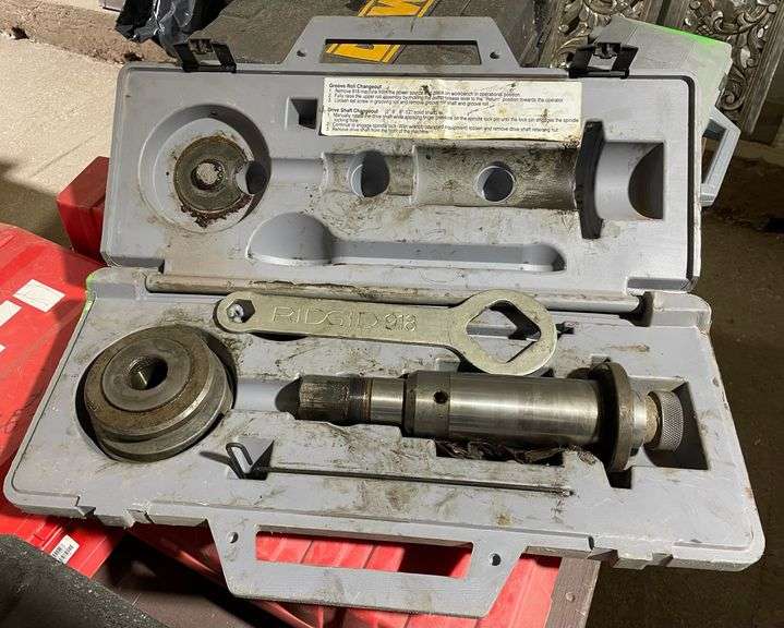 RIDGID 918 8”-12” Roll Set For Hydraulic Groover Rigid 300 Pipe ...