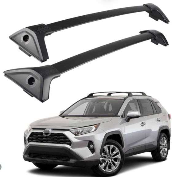Richeer Roof Rack Aluminum Cross Bars for 2019 2020 2021 2022 2023 RAV4 ...