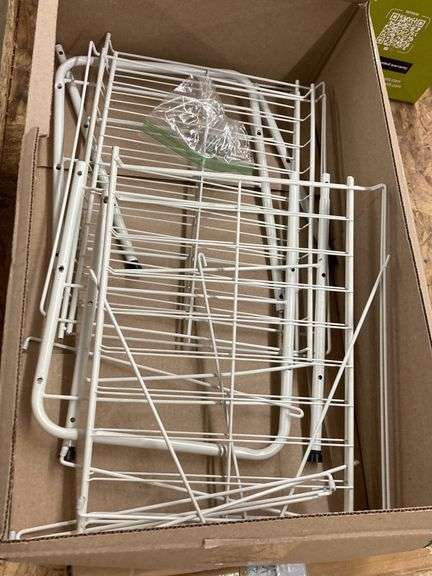 Rack-not assembled has loose hardware-size unknown - Metzger Property ...