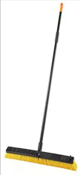 HDX 24 in. Smooth Push Broom - Metzger Property Services, LLC