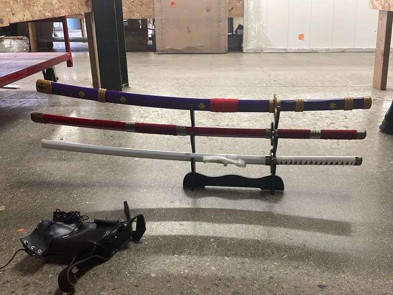 Forgemith Bamboo Anime Cosplay Swords：Roronoa Zoro/Kitetsu/Yama Enma ...