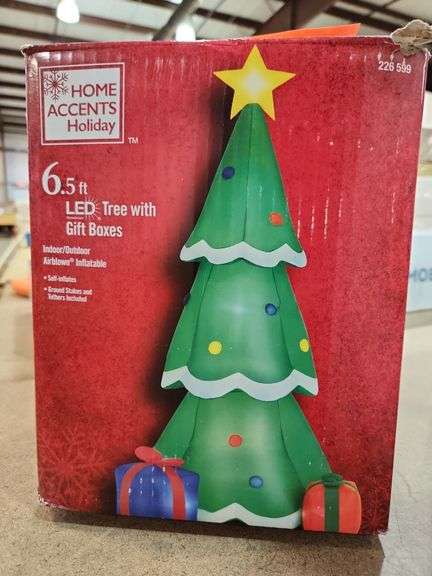 Home accents Holiday Inflatables Airblown 6.5 Ft Christmas Tree with ...