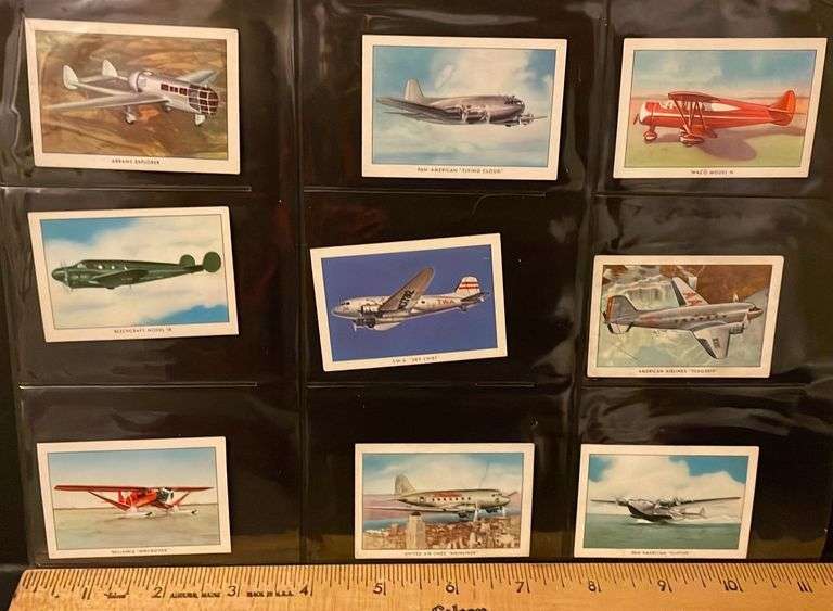 9 - Wings Cigarettes (c. 1940) Modern American Airplanes Cards ...