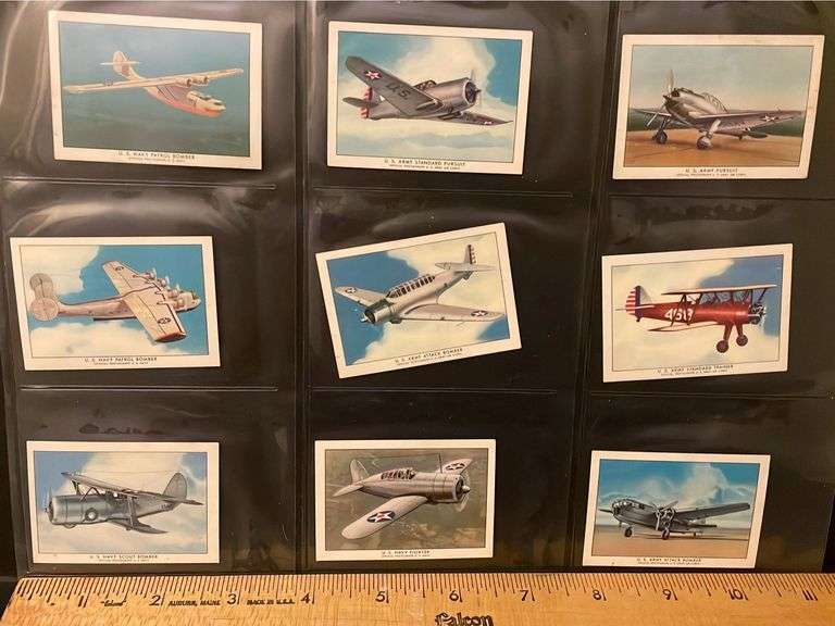 9 - Wings Cigarettes (c. 1940) Modern American Airplanes Cards ...