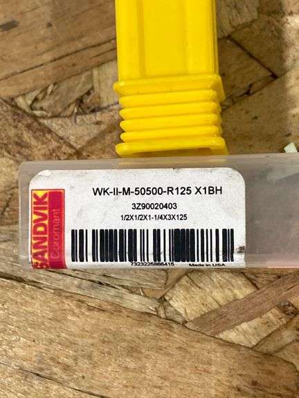 SANDVIK WK-II-M-50500 R125 X1BH CoroMill® Dura Solid Carbide end Mill ...