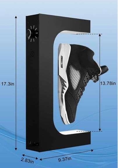 Yegvea 360°Rotation Floating Shoe Display Stand - Metzger Property ...