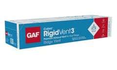 GAF Cobra Rigid Vent 3 - 11.5 in. x 48 in. Plastic Roof Ridge Exhaust ...