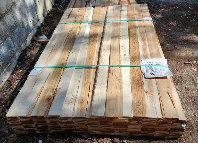 306 count 1 in. x 4 in. x 6 ft. Premium Cedar Square-Edge Boards ...