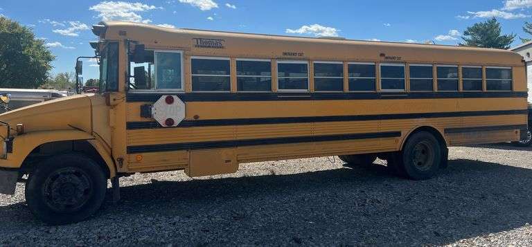 2001 Freightliner Thomas School Bus, Cummins Diesel, Capacity 67Runs ...