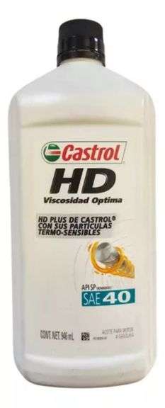 Castrol 06142 HD-40 Optimum Viscosity SAE 30 Motor Oil, 1 Quart ...