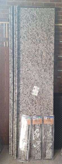 4 Hampton Bay Tuscan Romano countertops 8’ with 3 contour end splash ...