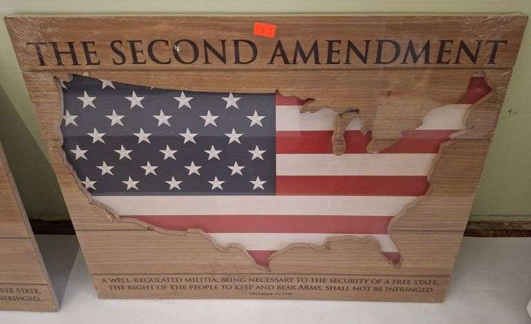 The Second Amendment USA Wall Decor 20”x16” - Metzger Property Services ...
