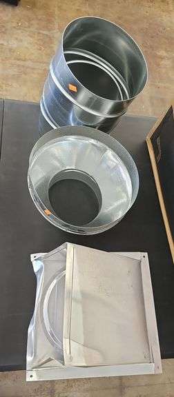 Aluminum Duct Section, Aluminum Hooded Wall Vent & Aluminum Duct ...