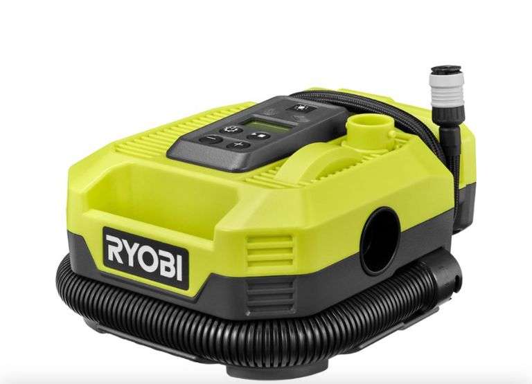 RYOBI 18V ONE+ DUAL FUNCTION DIGITAL INFLATOR/DEFLATOR tool only ...