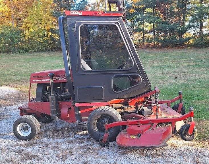 Toro 325-D Groundmaster Mower, Diesel, Runs, 5765 hrs, 72" with 150 ...