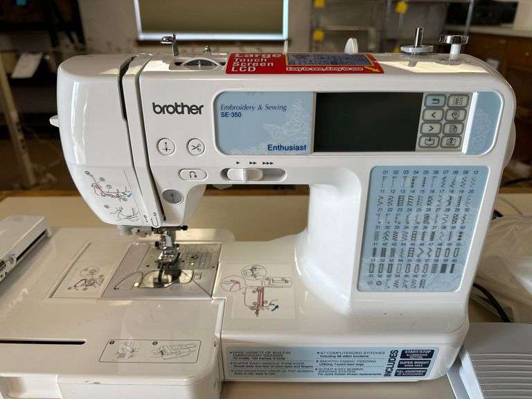 Brother SE-350 Embroidery & Sewing Machine - Metzger Property Services, LLC