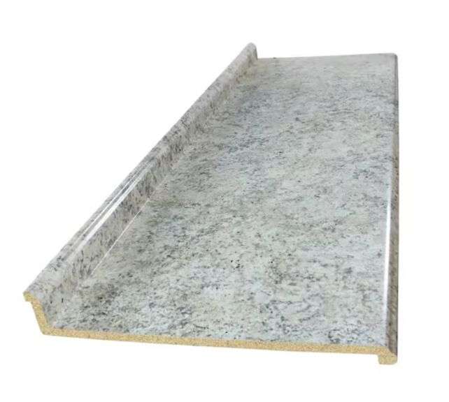 Hampton Bay 4 ft. Straight Laminate Countertop in Textured Typhoon Ice ...