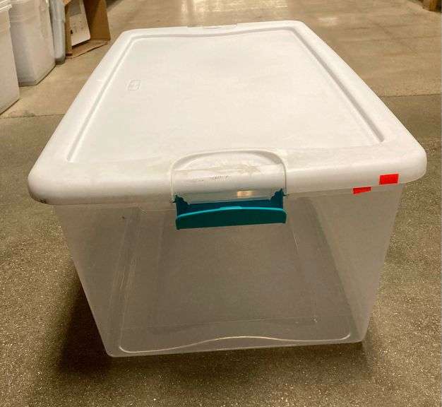 Sterilite 106 Qt. Latching Storage Box & Lid - Metzger Property ...