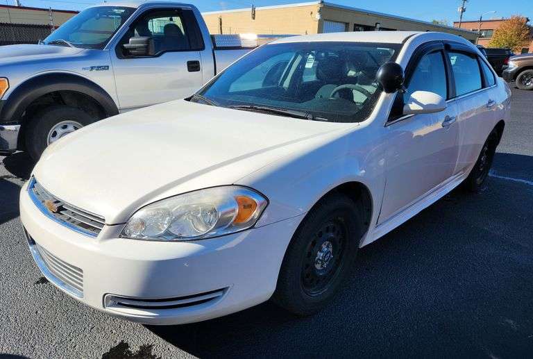 2009 Chevrolet Impala Police V6 engine, 103,566 miles, runs, has title ...