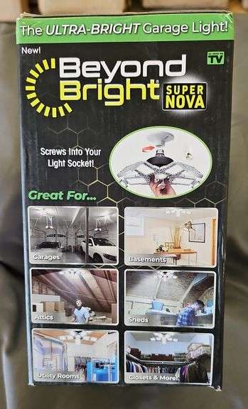 Beyond bright super nova the ultra bright garage light - Metzger ...