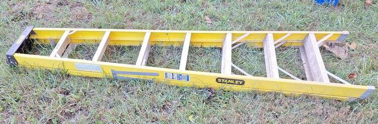 Stanley 8ft fiberglass step ladder - Metzger Property Services, LLC