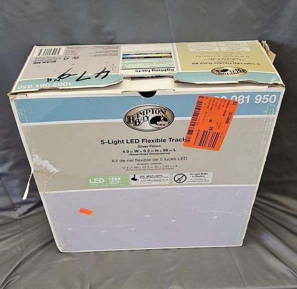 Hampton Bay 5 - Light LED Flexible Track Kit (Opened, appears complete ...
