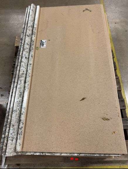 Hampton Bay 4 ft. Straight Laminate Countertop in Textured Typhoon Ice ...