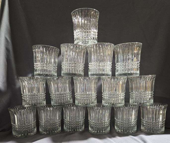 (4) Tiara Exclusive 4pc glass cup sets - Metzger Property Services, LLC