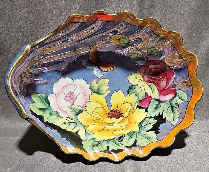 Noritake Nippon Hand Painted Shell Bowl 10" (Made in Japan) - Metzger ...