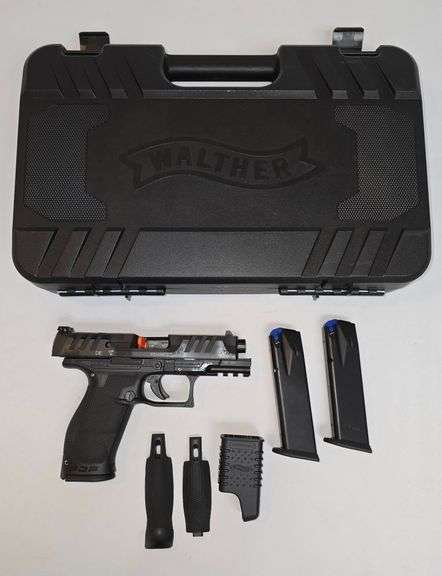 NEW Walther Model PDP 9mm Pistol with Hard Case, 2 Extra Magazines ...