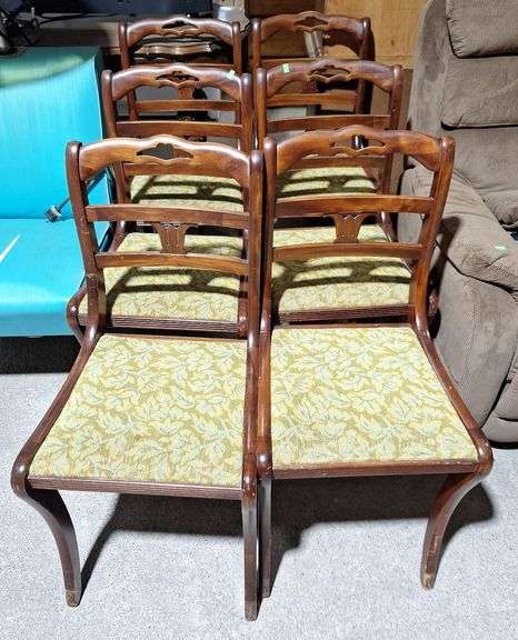 6- Duncan phyfe style chairs - Metzger Property Services, LLC