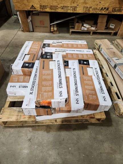 12 cases MSI Royal White Ledger Panel 9 in. x 24 in. Splitface ...