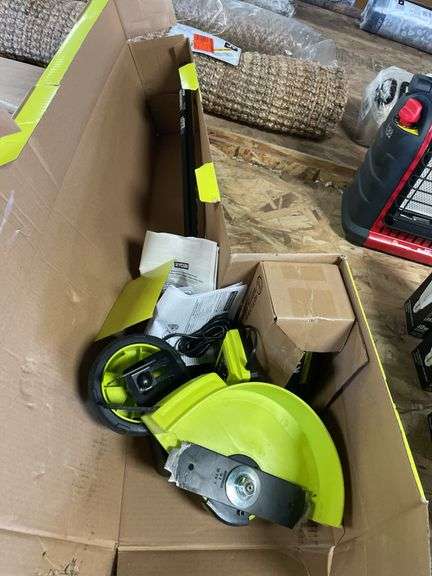 RYOBI Expand-It Universal Straight Shaft Edger Attachment with 4.0Ah ...