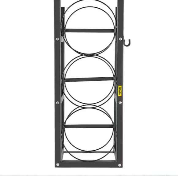VEVOR 3-Tiers Steel Black 12 in. W with 3 x 30 lbs. Refrigerant Tank ...
