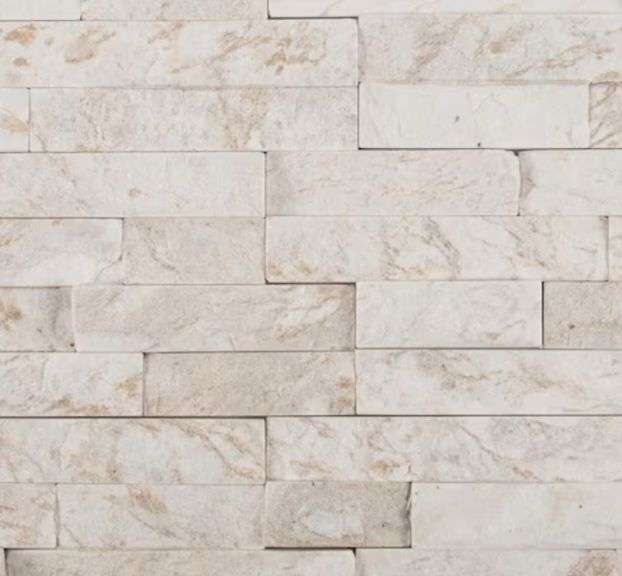 66Sqft of MSI Royal White Ledger Panel 6 in. x 24 in. Splitface ...