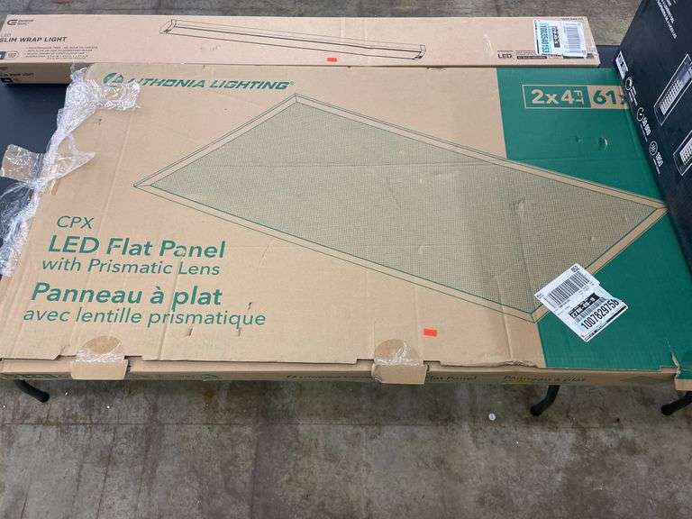 Lithonia Lighting CPX LED Flat Panel with Prismatic Lens 2' x 4 ...
