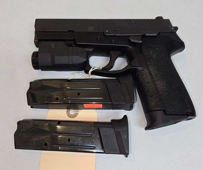 Sig Sauer Model SP2022 9mm Pistol with Inforce Tactical Light and 2 ...
