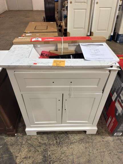 Home Decorators Collection Doveton 30 in. Single Sink Freestanding ...